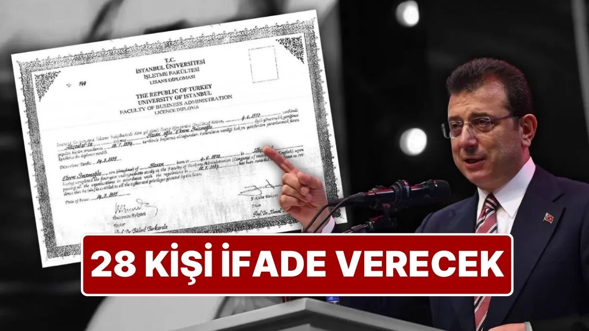 Ekrem İmamoğlu’nun Diploma İptalinde Yeni Gelişme: Diploması İptal ...
